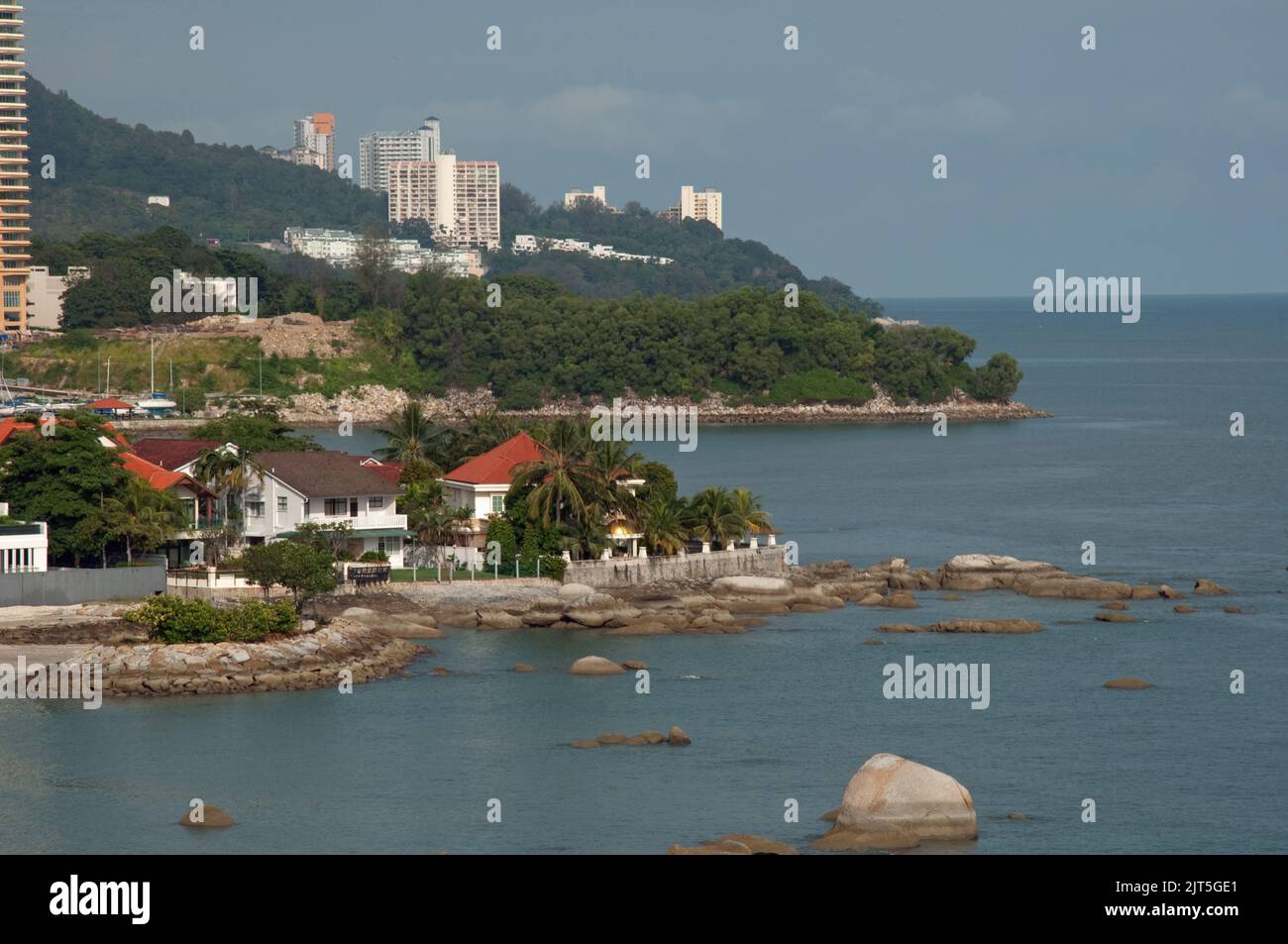 Sea View, George Town, Penang, Malaysia, Asia. Some high rise bulidings ...