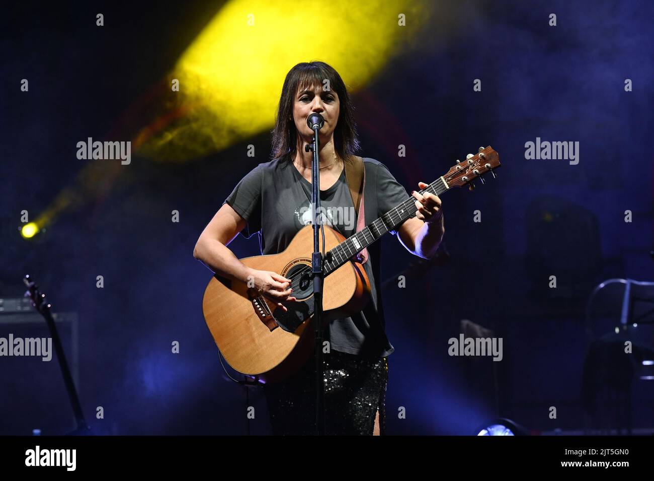 PALAZZO TE, MANTOVA, Italy, August 27, 2022, carmen consoli during ...