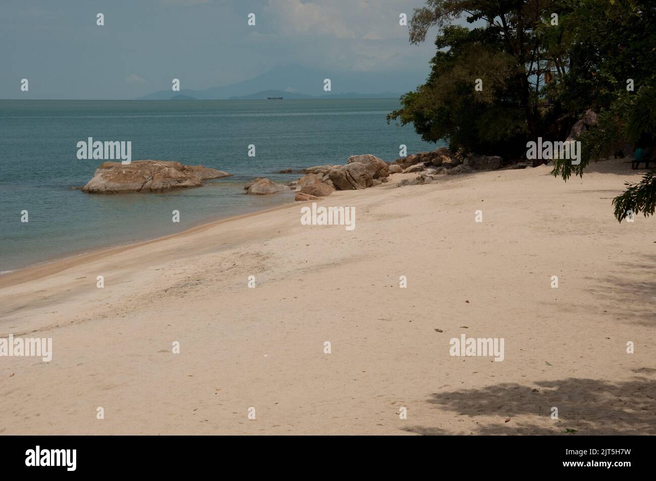 Cove, Batu Ferringhi, Penang, Malaysia, Asia. Beautiful sea view with ...