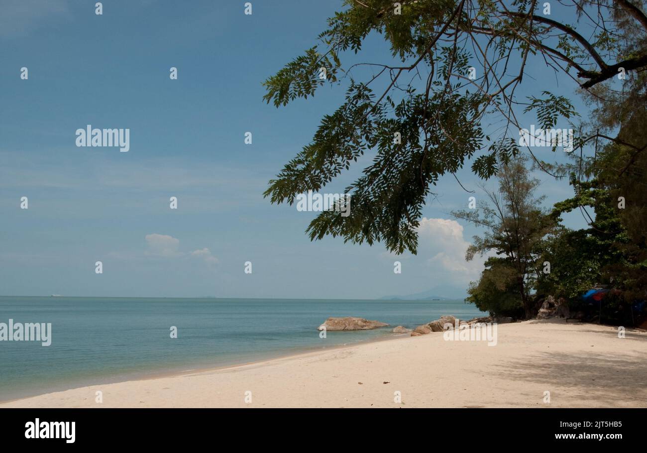 Cove, Batu Ferringhi, Penang, Malaysia, Asia. Beautiful sea view with ...