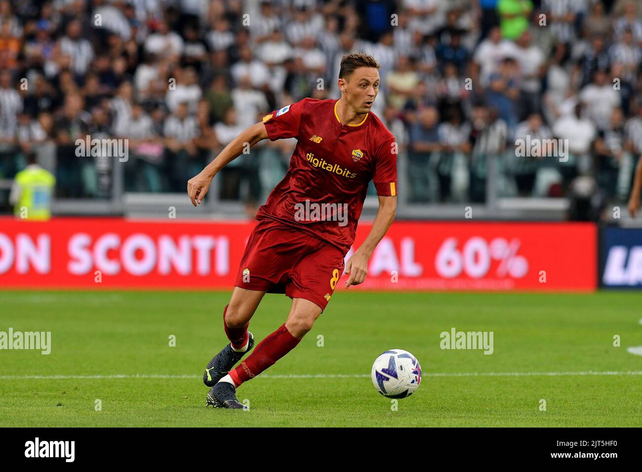 Nemanja Matic of AS Roma in action during the Serie A 2022/23 match ...