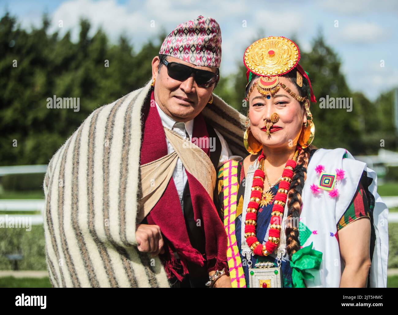 Limbu traditional dress hi-res stock photography and images - Alamy