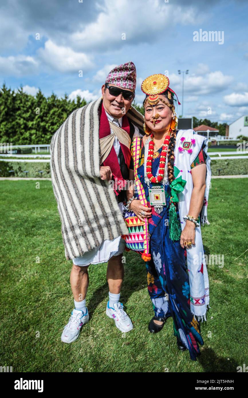 Limbu traditional dress hi-res stock photography and images - Alamy