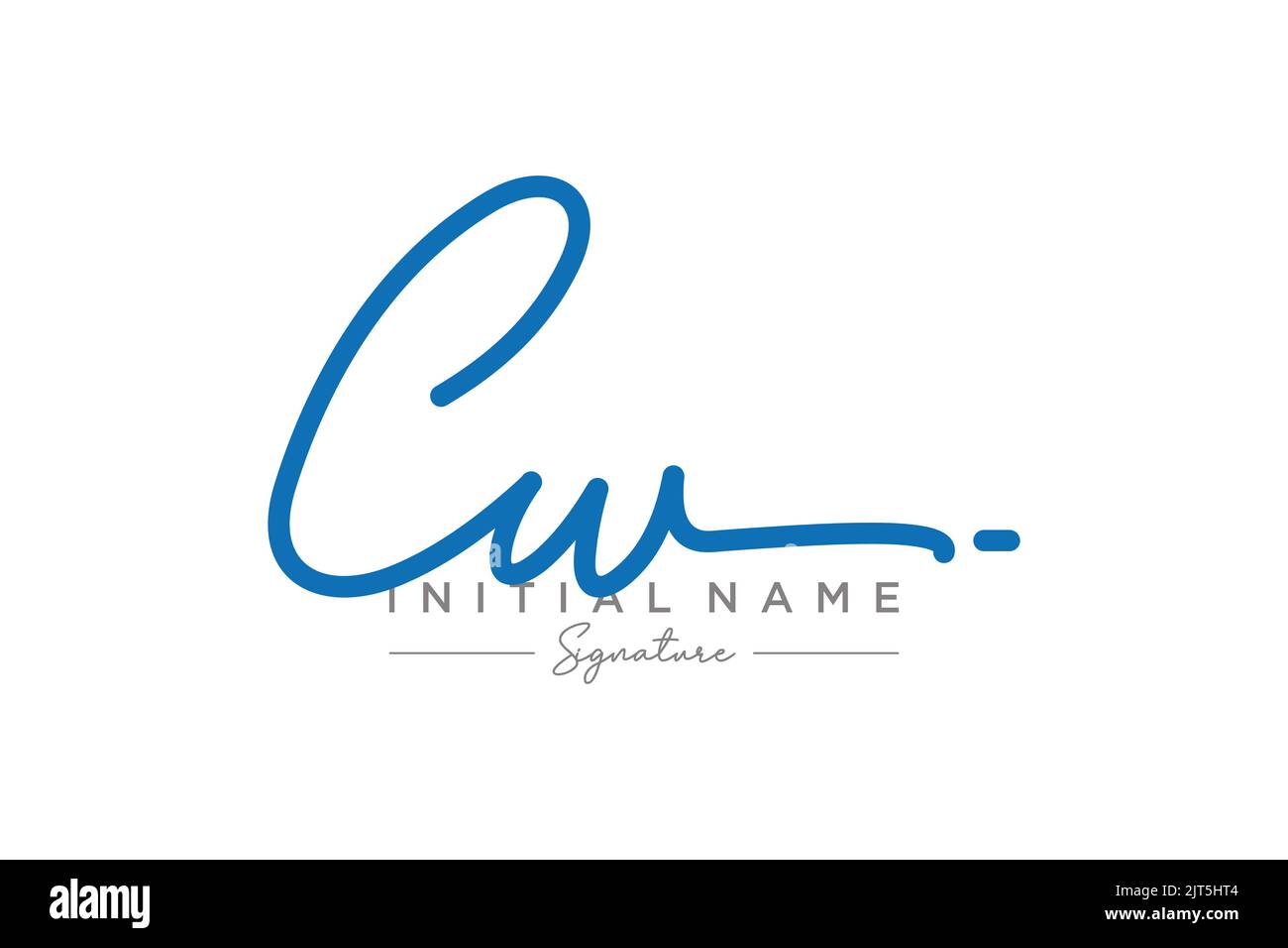 Cw signature hi-res stock photography and images - Alamy
