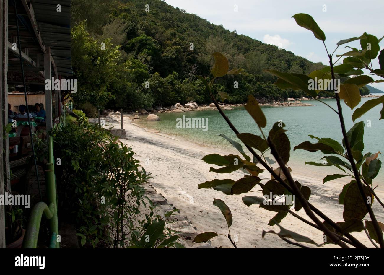 Cove, Batu Ferringhi, Penang, Malaysia, Asia. Beautiful sea view with ...