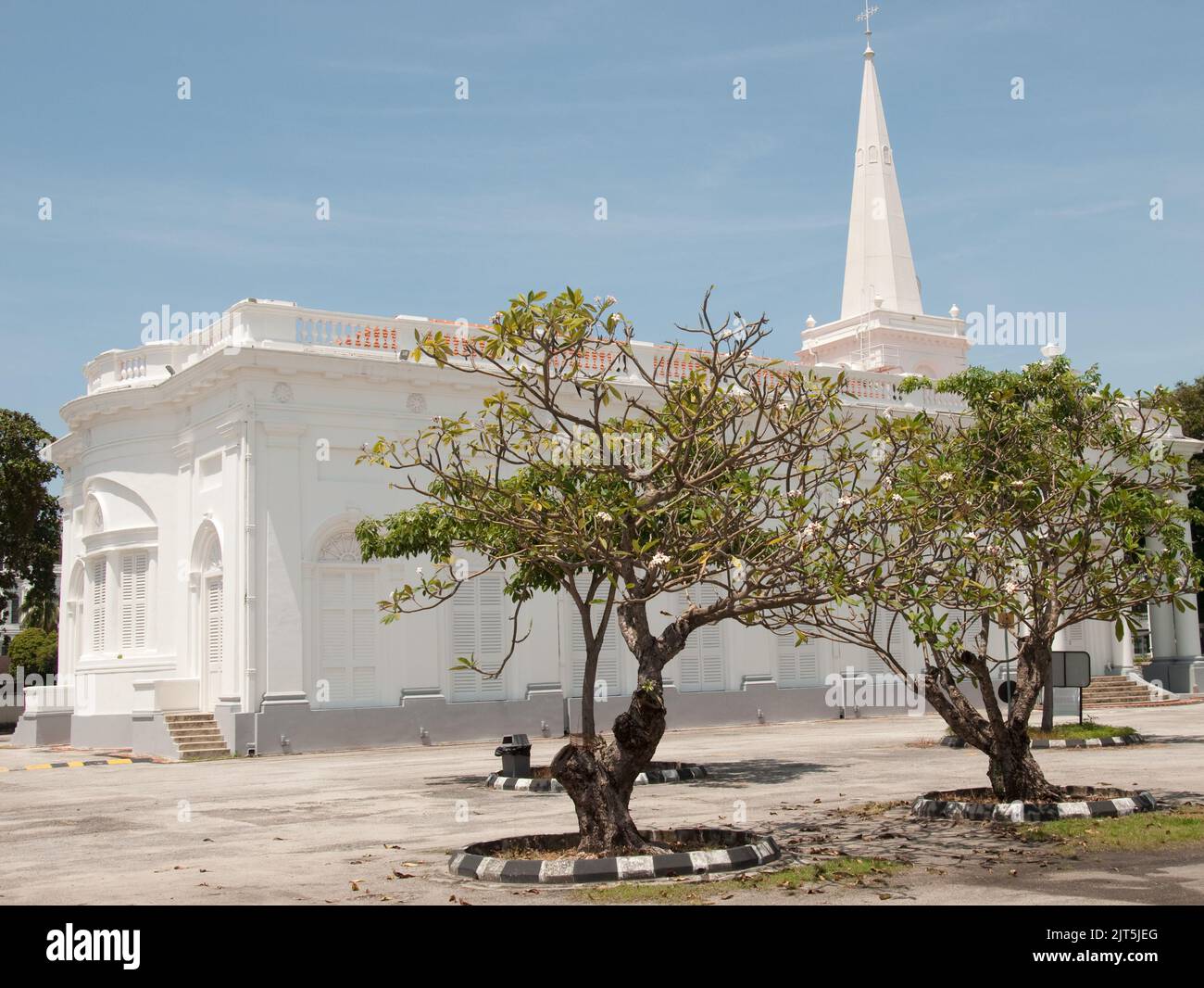 Side view, St George's Anglican Chruch, George Town, Penang, Malaysia ...