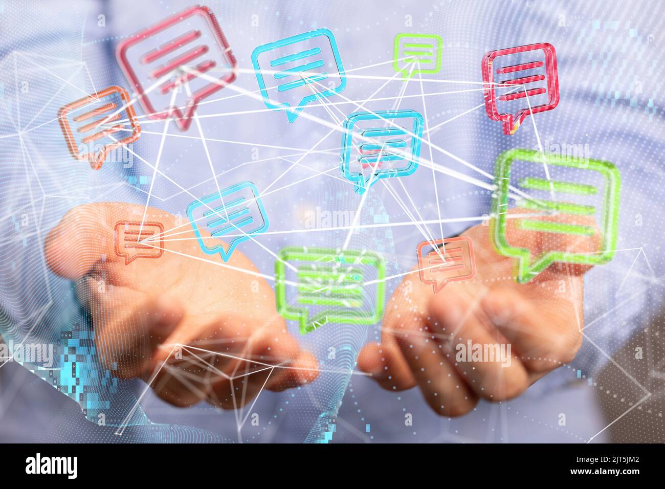 A 3D rendered paragraph section sign hovering in mans hand Stock Photo ...