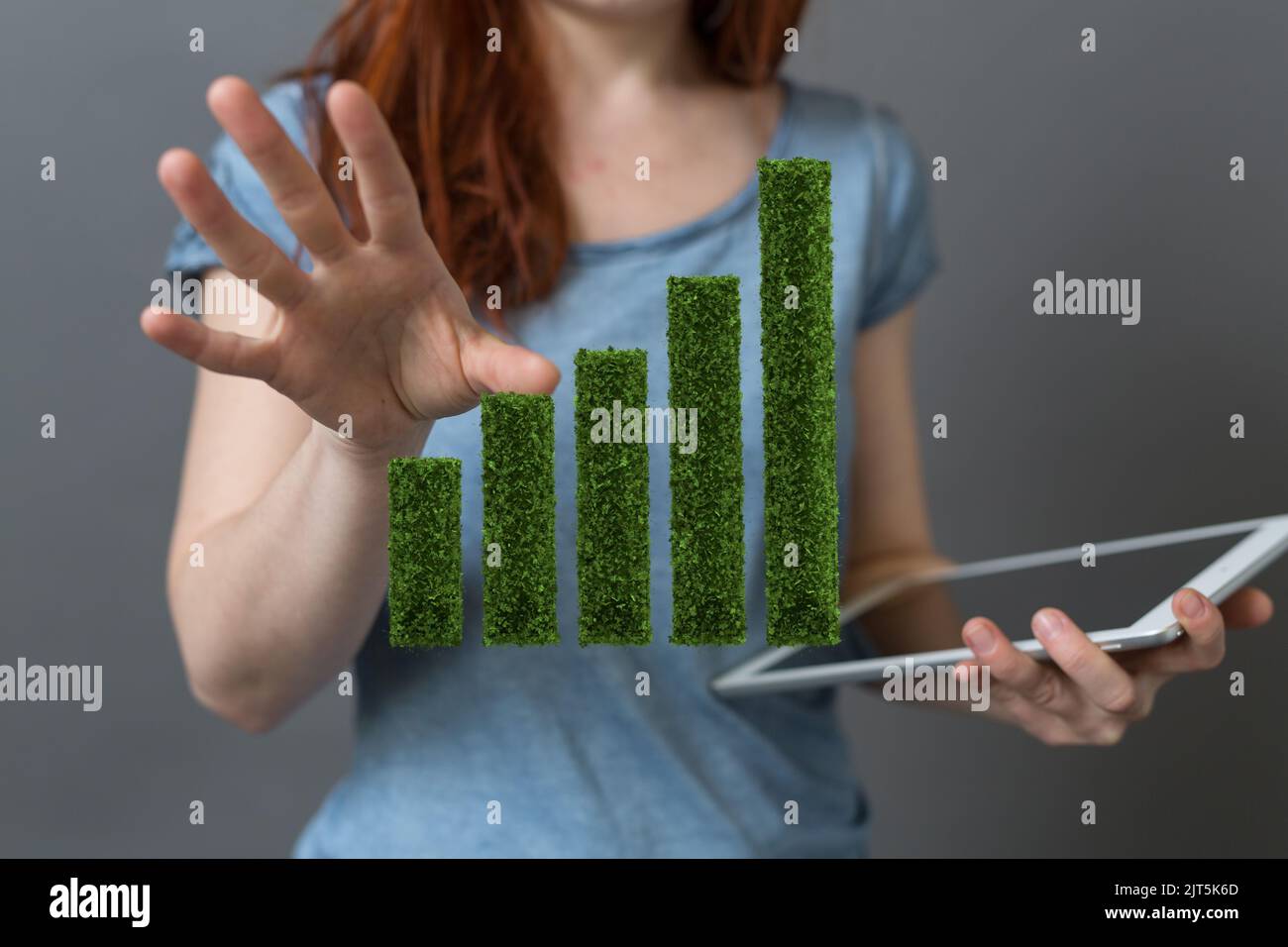 A 3D rendered paragraph section sign hovering in womans hand Stock ...