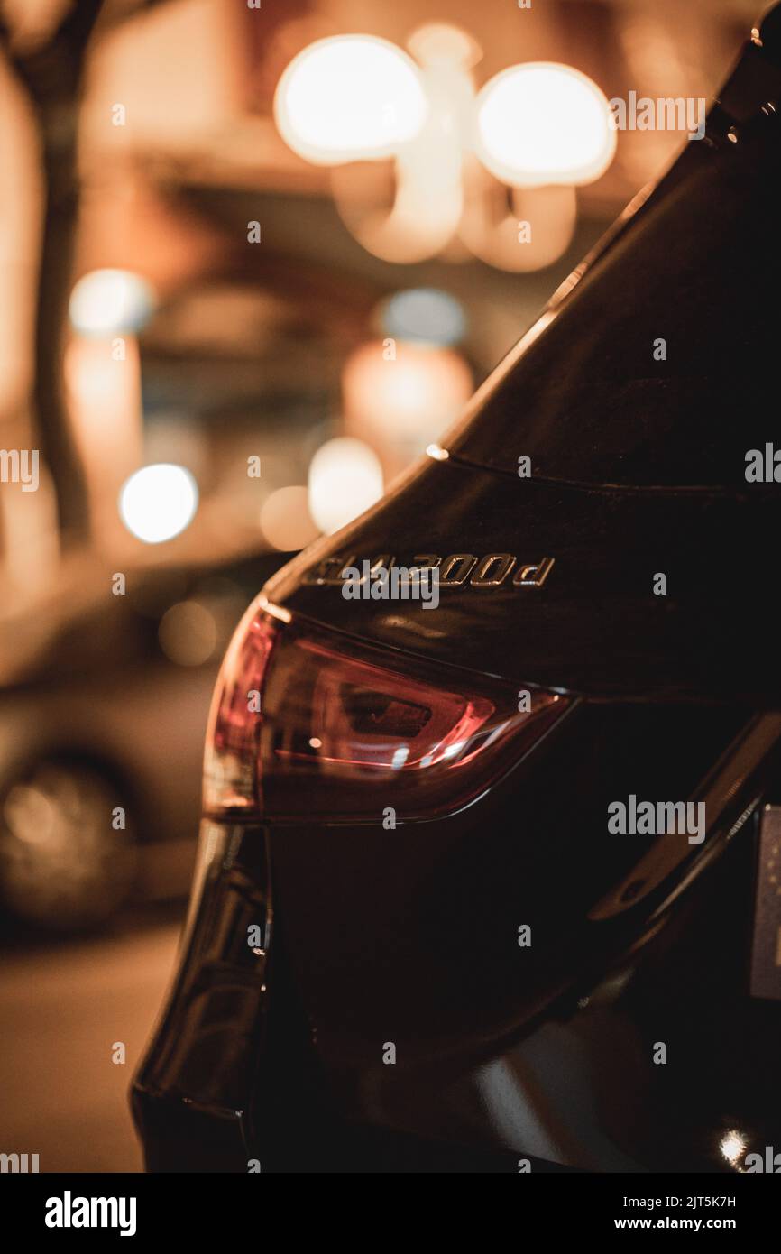 Car headlights at night hi-res stock photography and images - Alamy