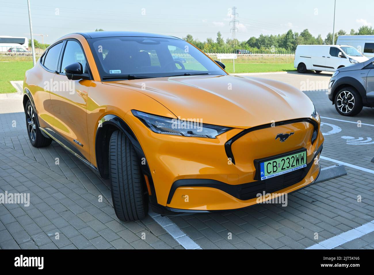Gdansk, Poland - August 27, 2022: New model of Ford Mustang Mach-E ...
