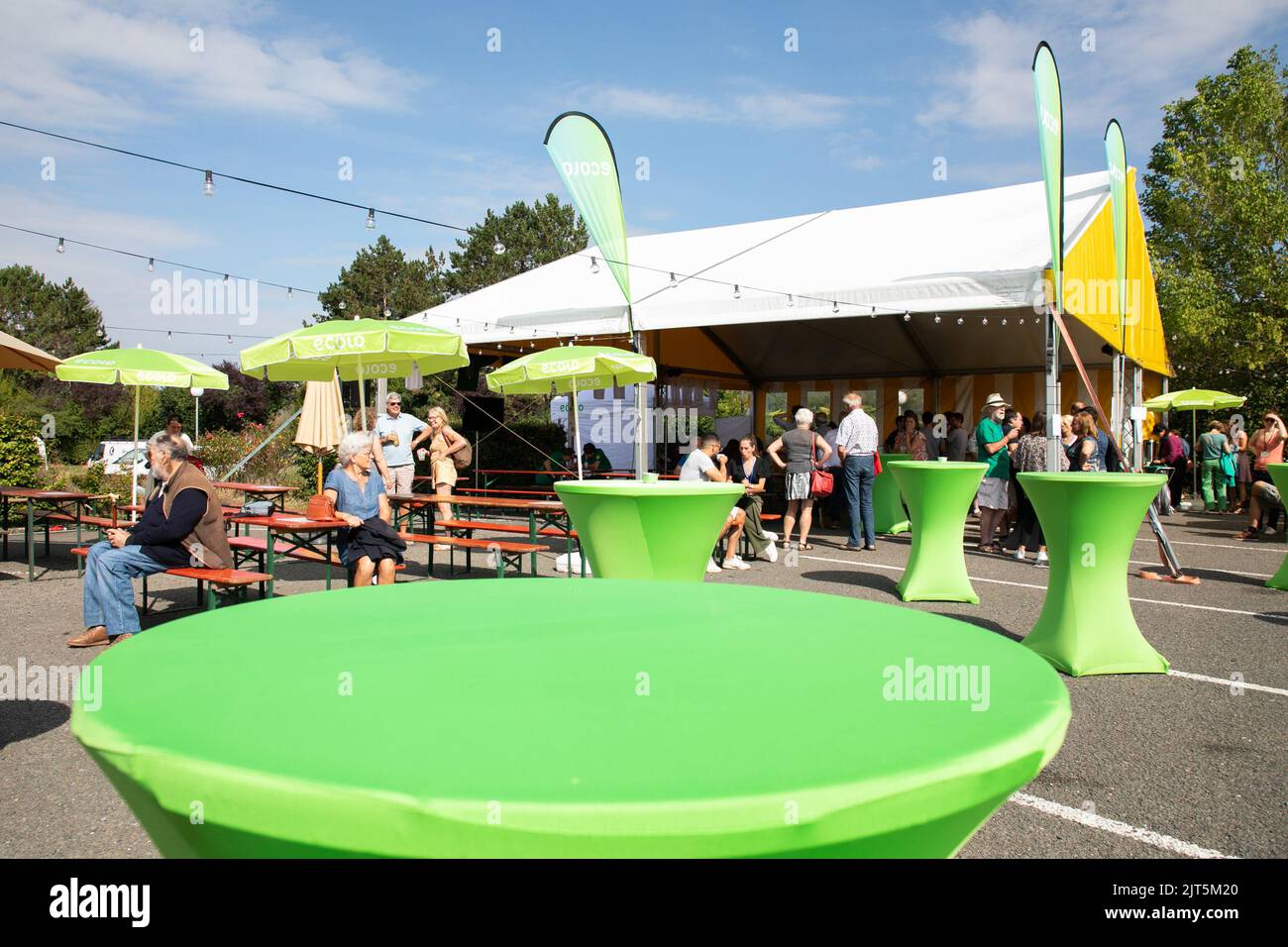 Ecolo, the French-speaking greens, hold a party meeting on Sunday 28 ...