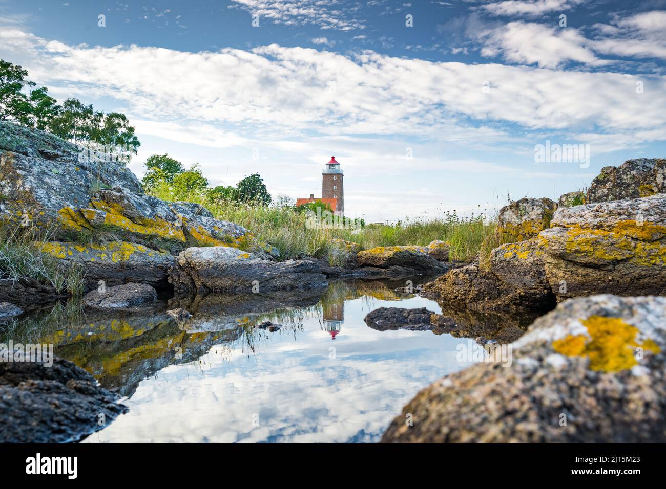 Lighthouse of svaneke on bornholm hi-res stock photography and images ...