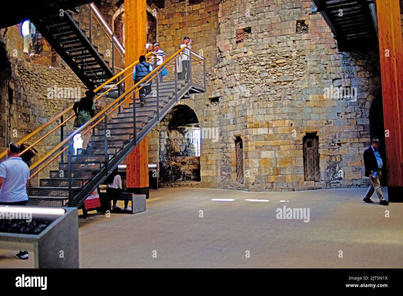 Interior of Clifford Tower, York, England Stock Photo - Alamy