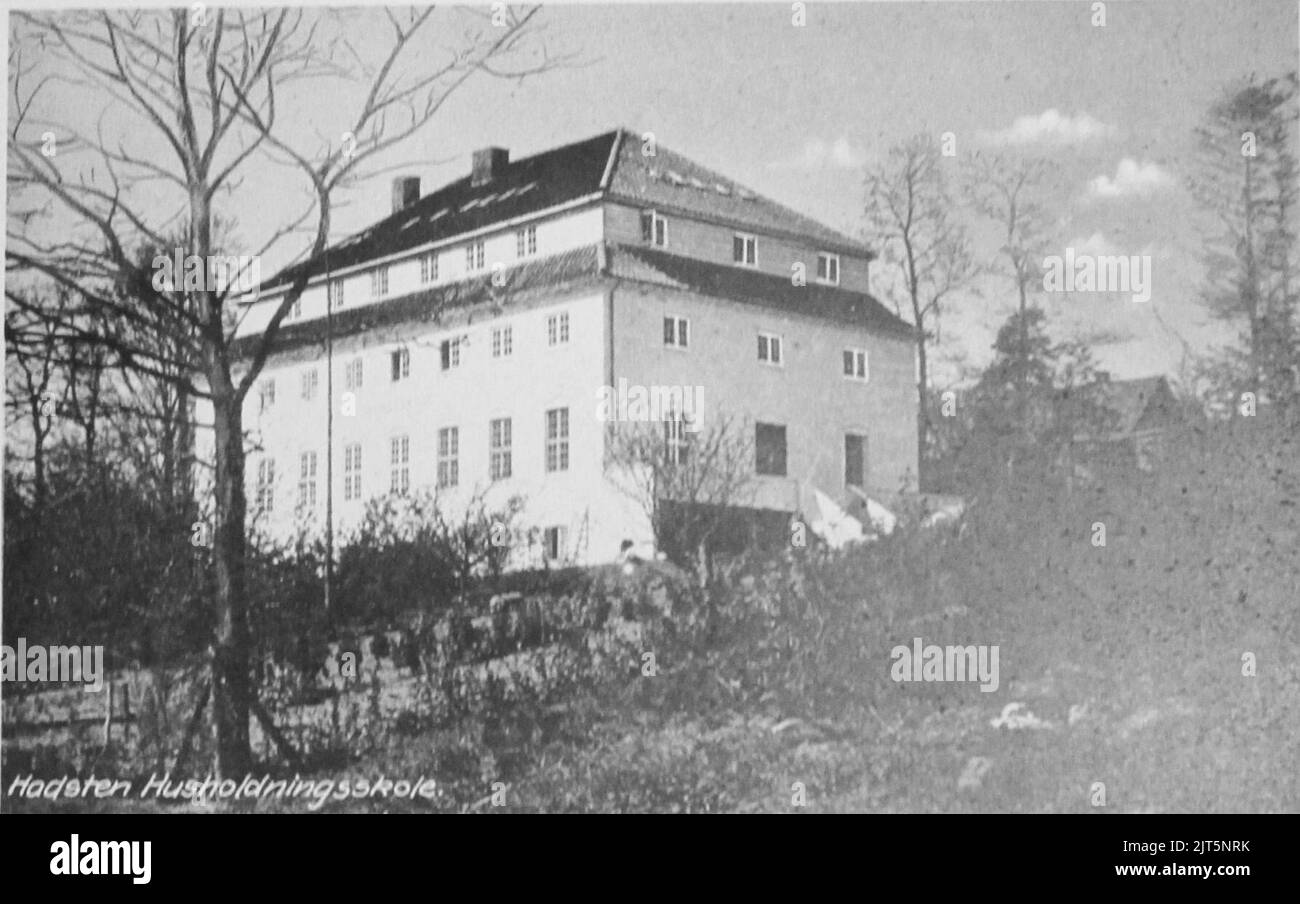 Udvidelse af Hadsten Husholdningsskole 1938 Stock Photo - Alamy