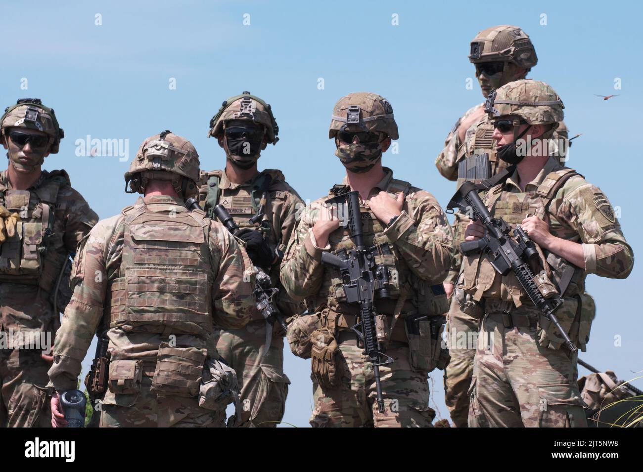 Yamato, Japan. 28th Aug, 2022. U.S. Army soldiers take part in the ...