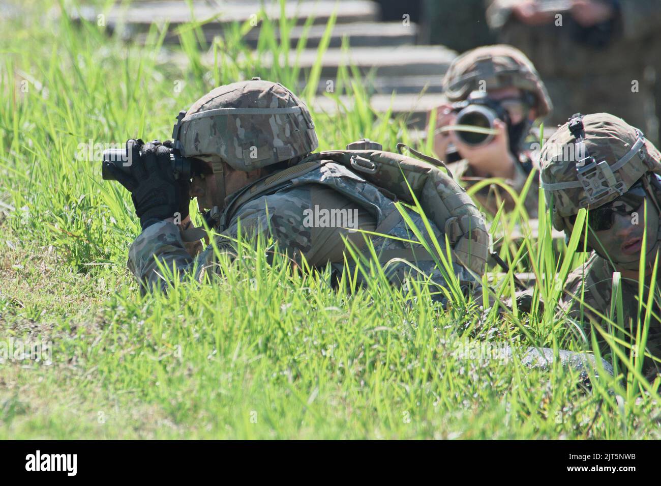 Yamato, Japan. 28th Aug, 2022. U.S. Army soldiers take part in the ...