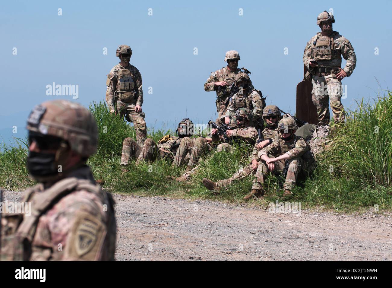 Yamato, Japan. 28th Aug, 2022. U.S. Army soldiers take part in the ...