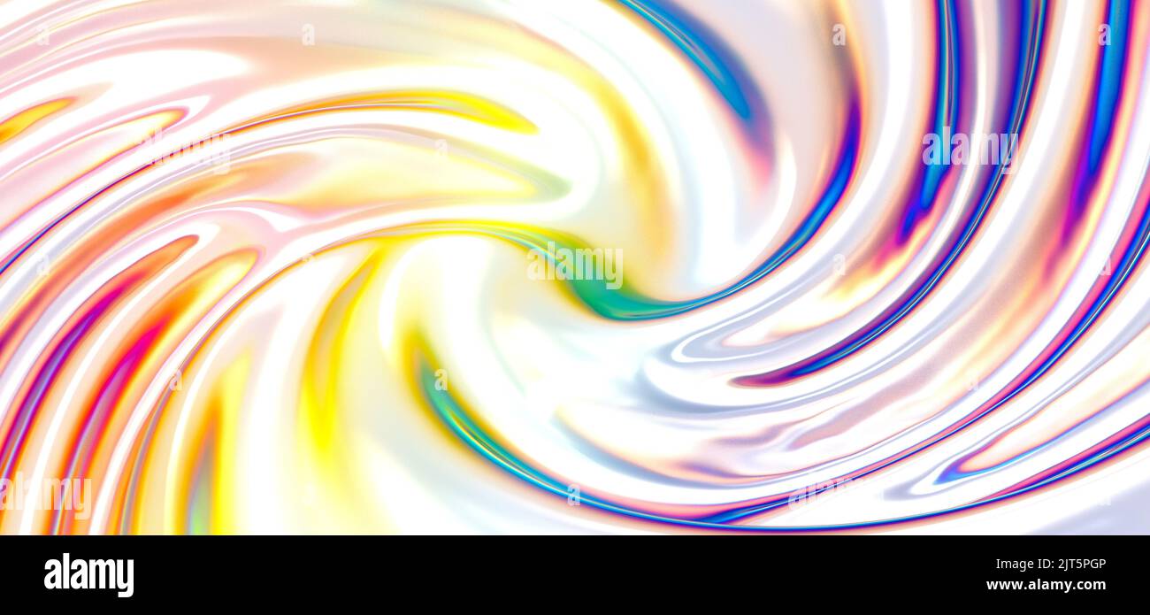 A 3D rendering of a wavy rainbow texture Stock Photo - Alamy