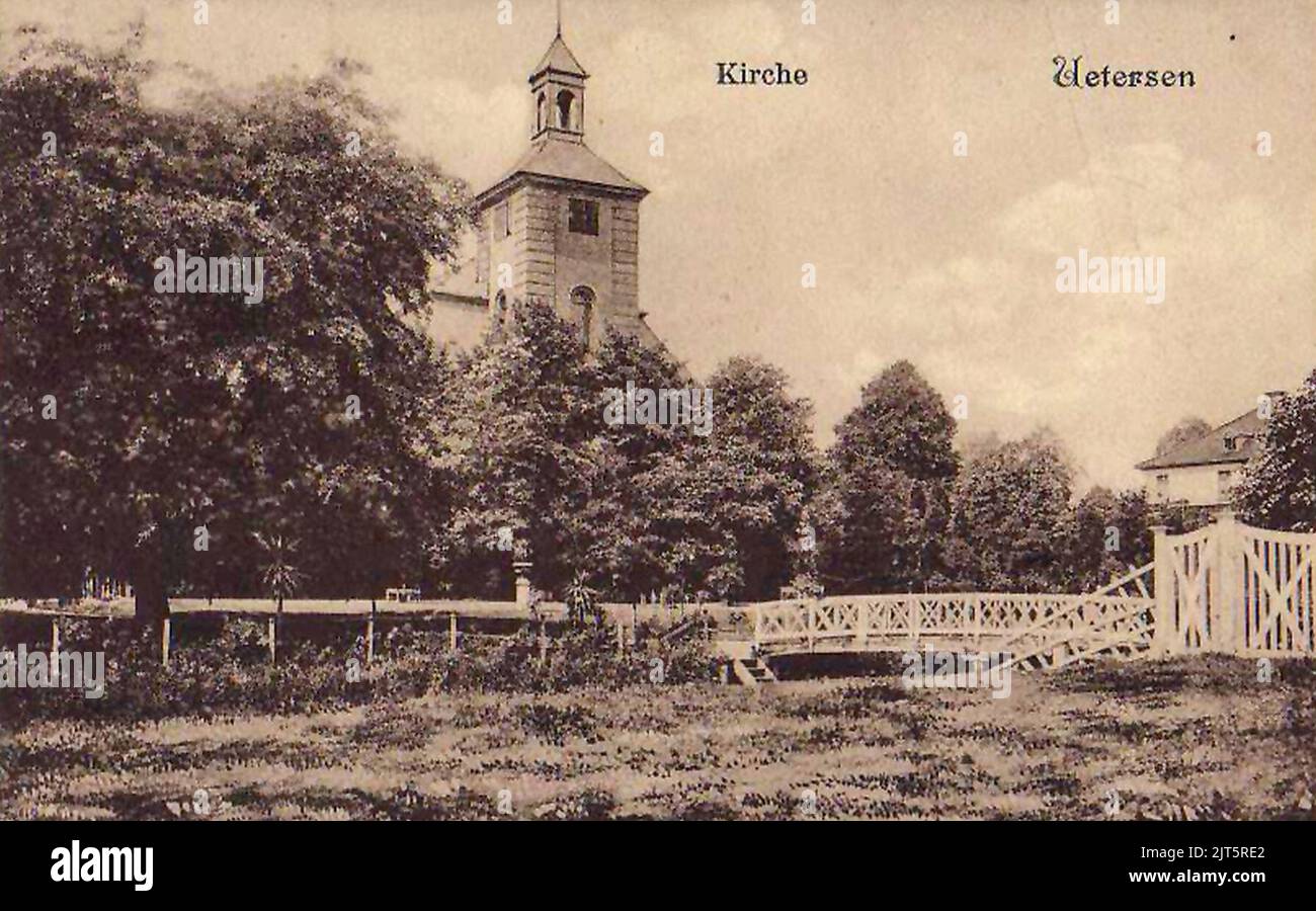 Uetersen Klosterkirche 1908 Stock Photo - Alamy