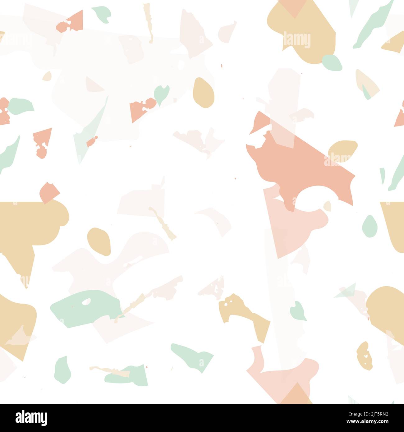 Terrazzo seamless pattern. Earthy minimalistic floor tile for interior ...
