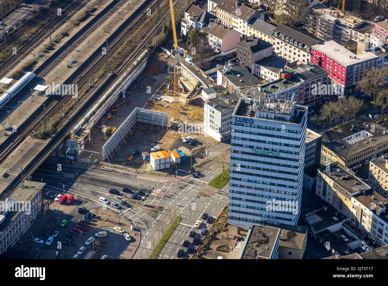 Construction site and new building p7 parking garage at sudring hi-res stock photography and ...