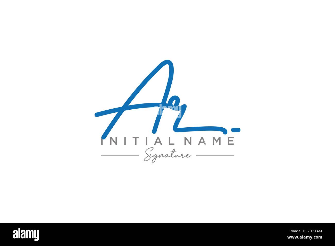 Ar signature Stock Vector Images - Alamy