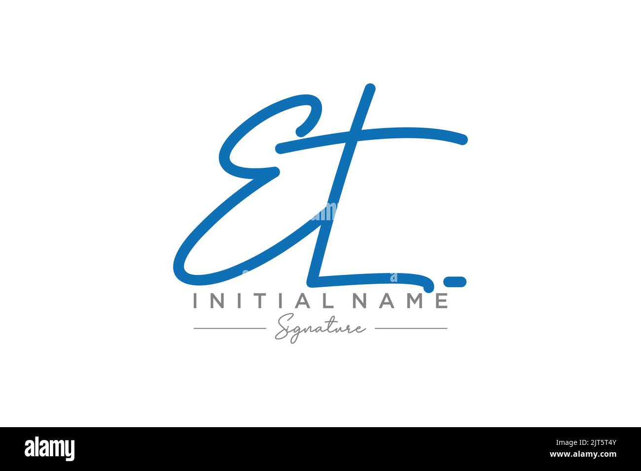 Et signature Stock Vector Images - Alamy