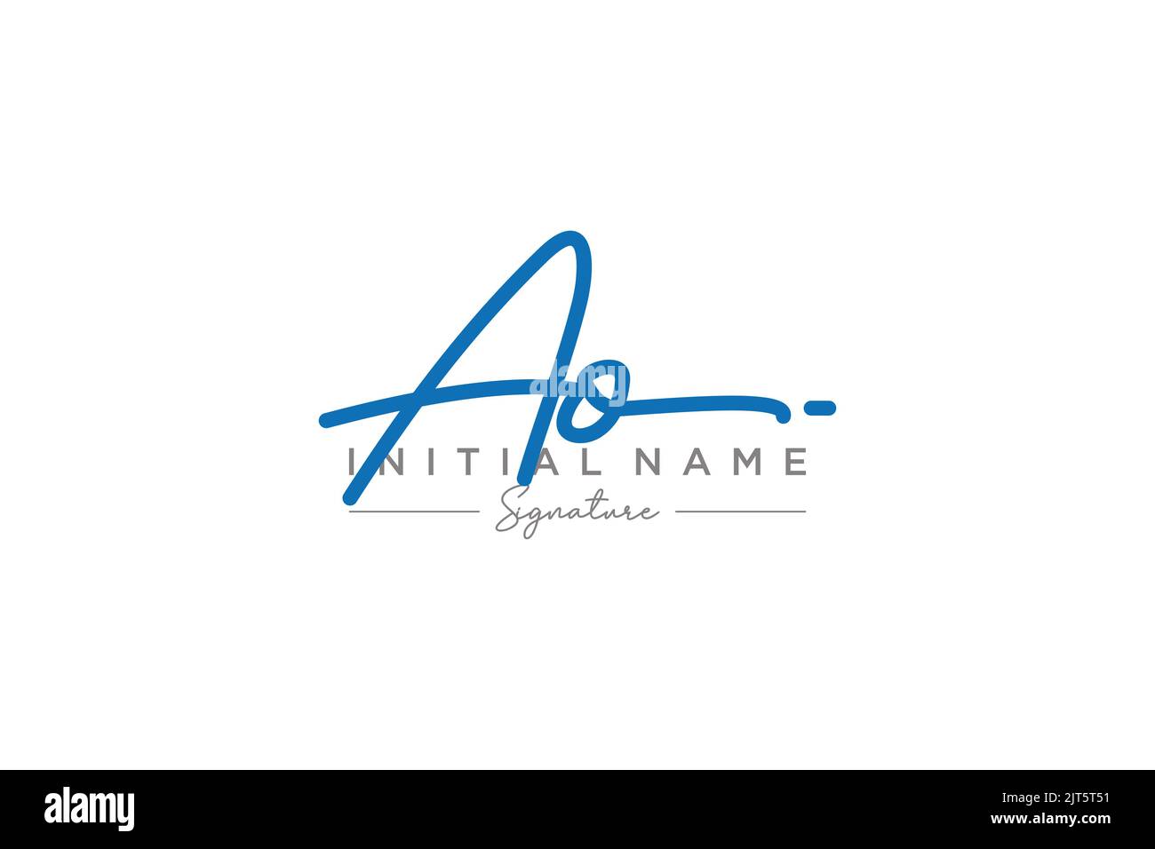Ao monogram logo hi-res stock photography and images - Alamy