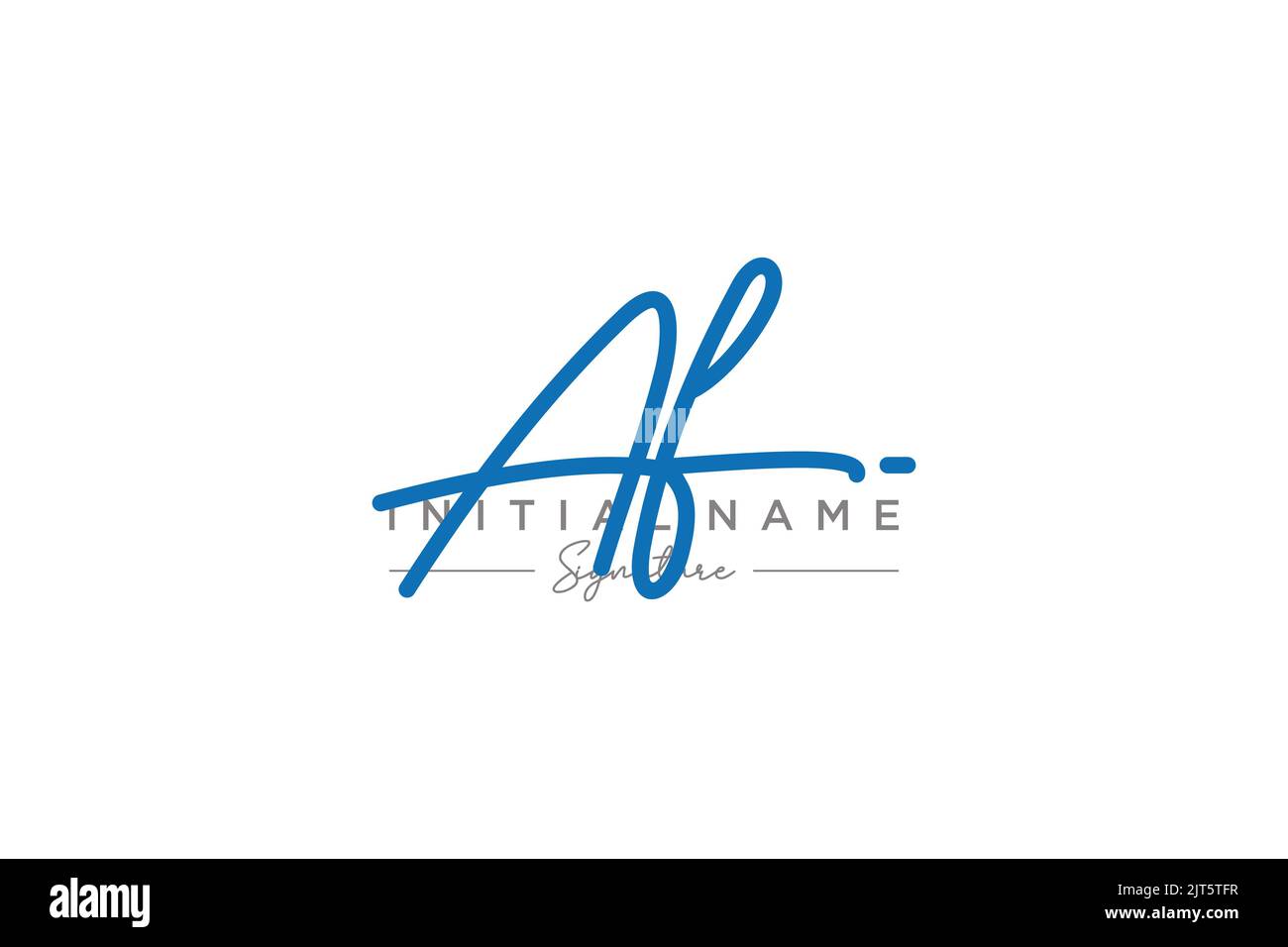 Af signature Stock Vector Images - Alamy