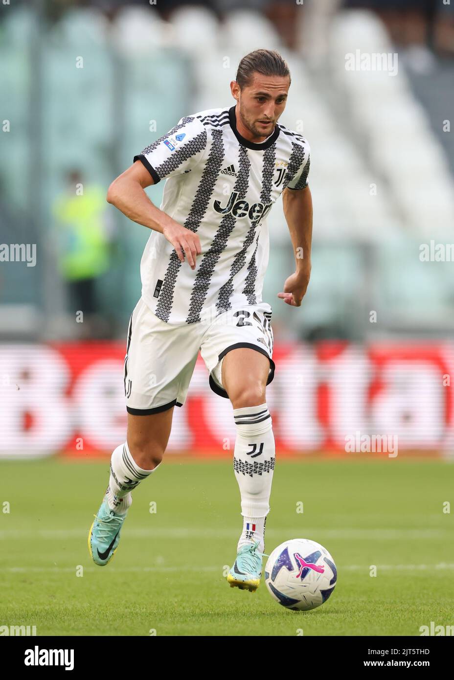 Turin, Italy, 27th August 2022. Adrien Rabiot of Juventus during the ...