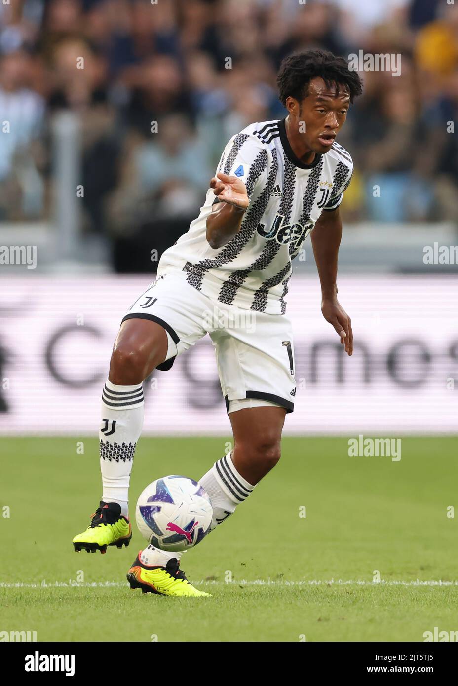 Turin, Italy, 27th August 2022. Juan Cuadrado of Juventus during the ... Turin, Italy, 27th August 2022. Juan Cuadrado of Juventus during the ...