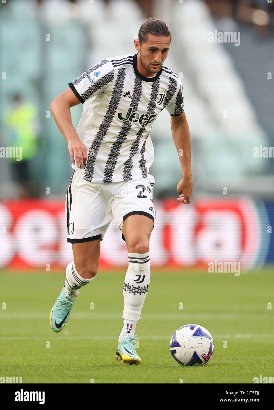 Turin, Italy, 27th August 2022. Adrien Rabiot of Juventus during the ...