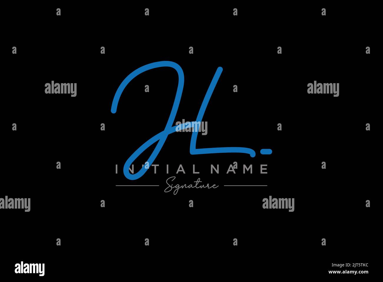 Jl signature Stock Vector Images - Alamy