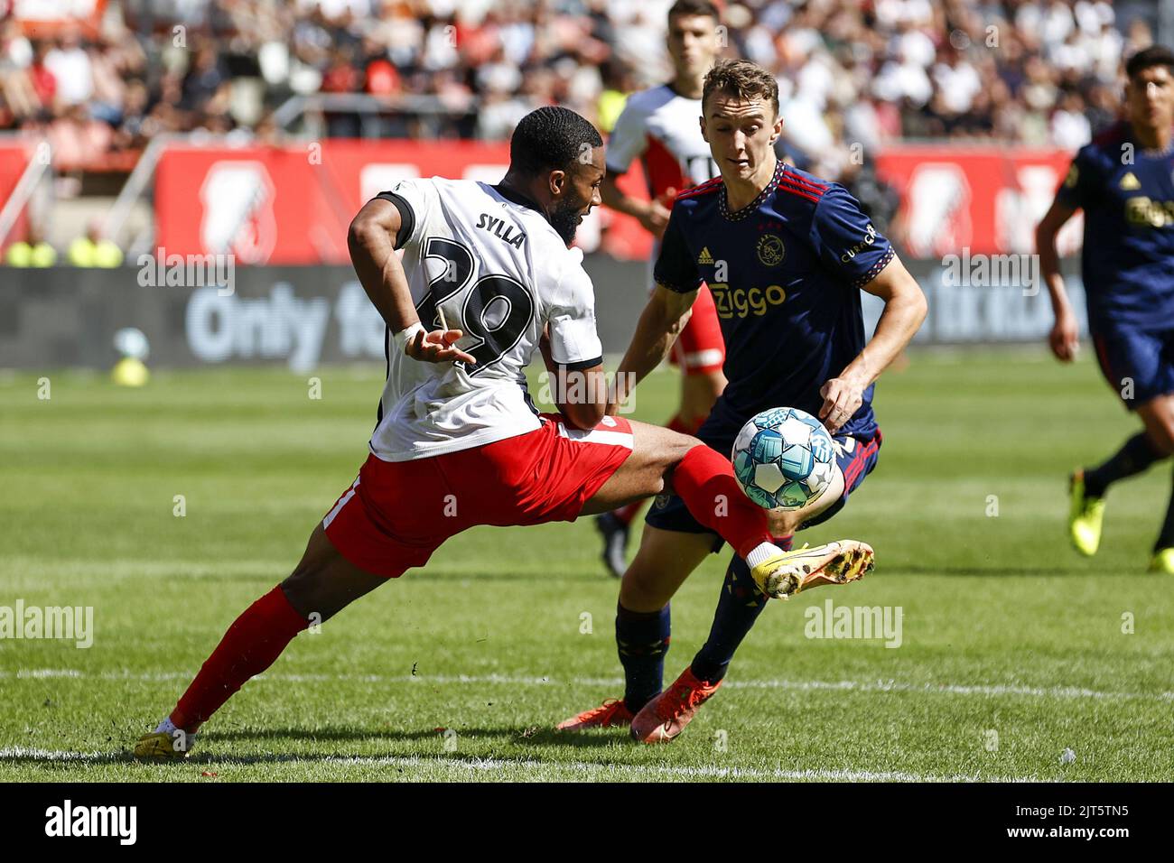 Utrecht, Netherlands. 28th Aug, 2022. (LR) Moussa Sylla of FC Utrecht ...