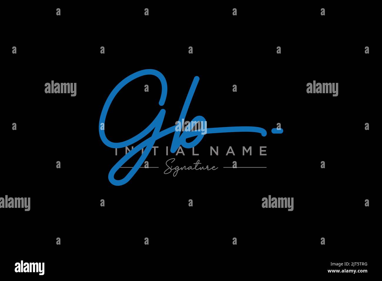 Gb signature Stock Vector Images - Alamy