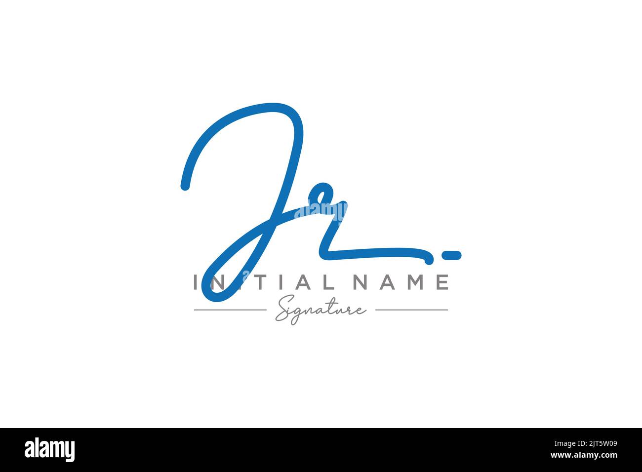 Jr signature Stock Vector Images - Alamy