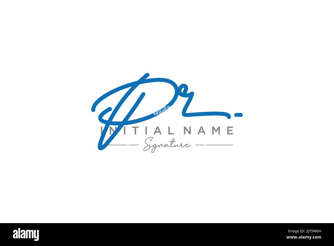Pr signature Stock Vector Images - Alamy
