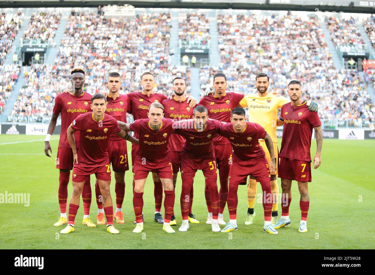 As Roma Team photo during the Italian Serie A, football match between ...
