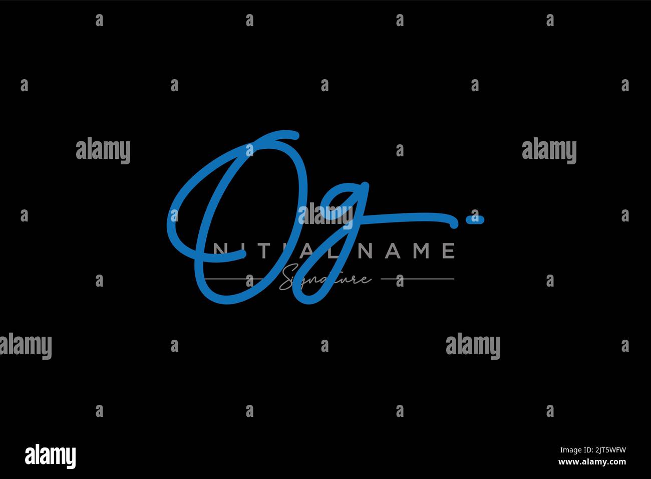 Og monogram hi-res stock photography and images - Alamy