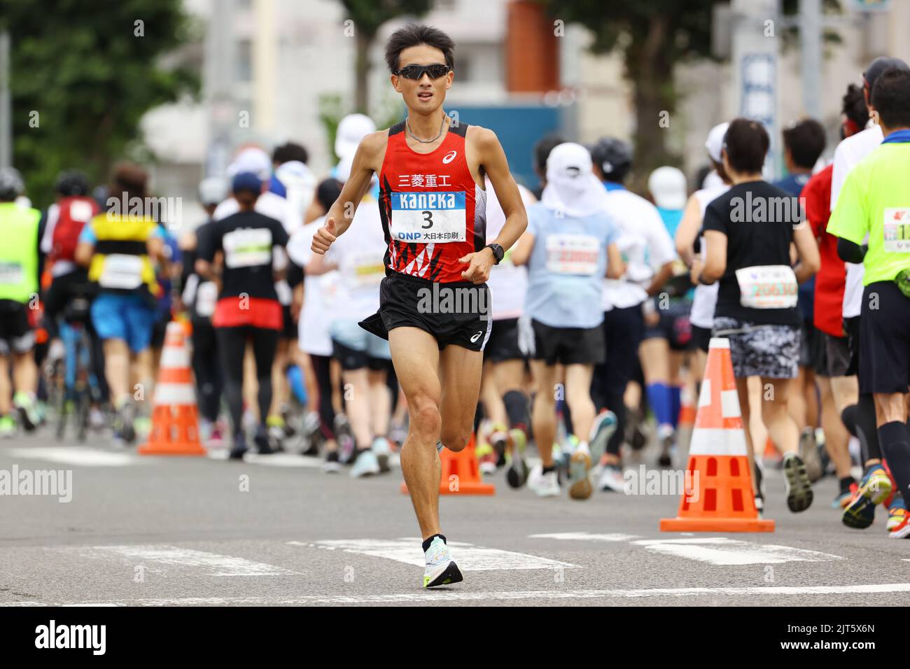 Hokkaido, Japan. 28th Aug, 2022. Toshiki Sadakata Marathon : Hokkaido ...