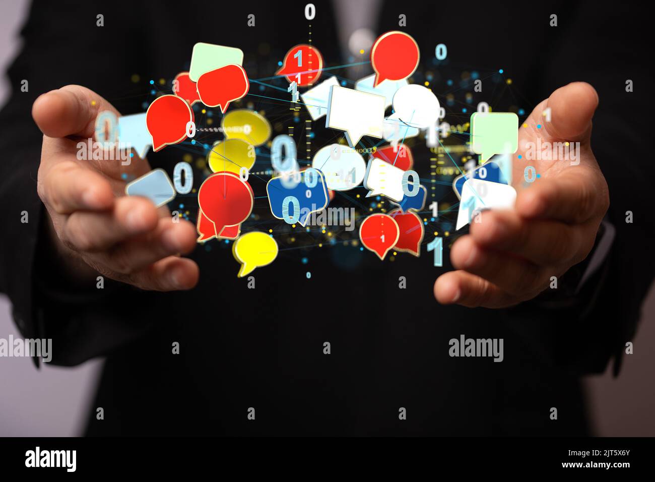 A 3D rendered paragraph section sign hovering in mans hand Stock Photo ...