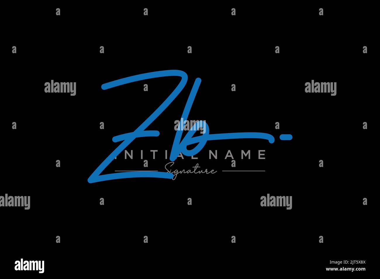 Zb signature hi-res stock photography and images - Alamy