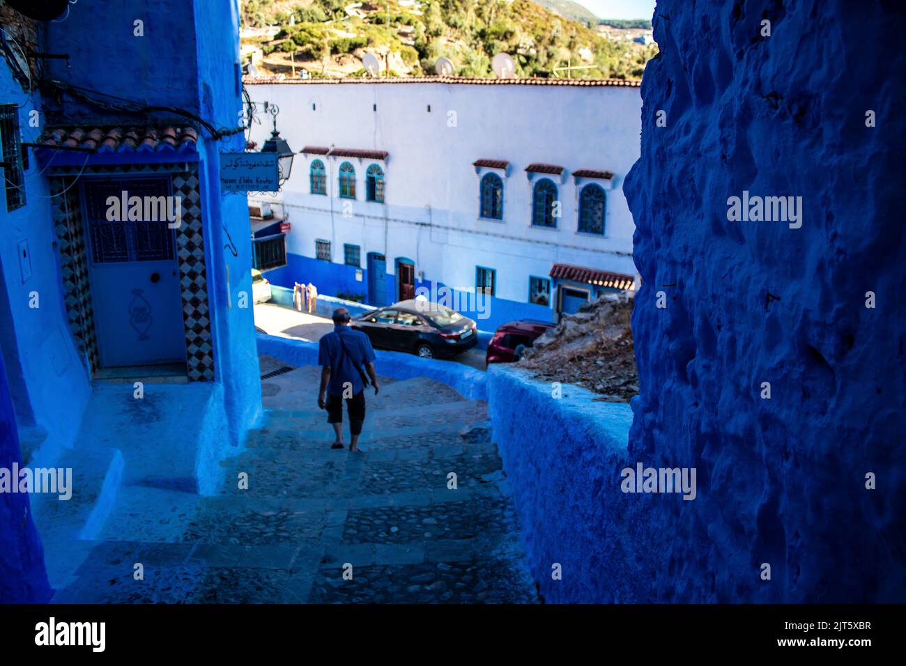 Chefchaouen, Morocco - August 19, 2022 Chefchaouen is a city located in ...
