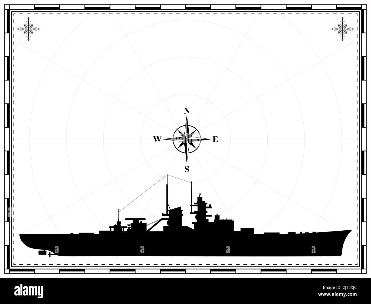 Military boat shipping container Black and White Stock Photos & Images ...