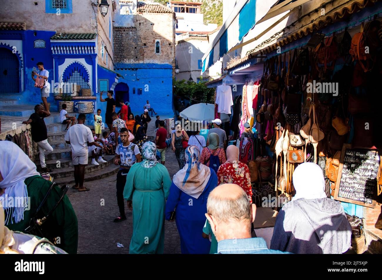 Chefchaouen, Morocco - August 19, 2022 Chefchaouen is a city located in ...
