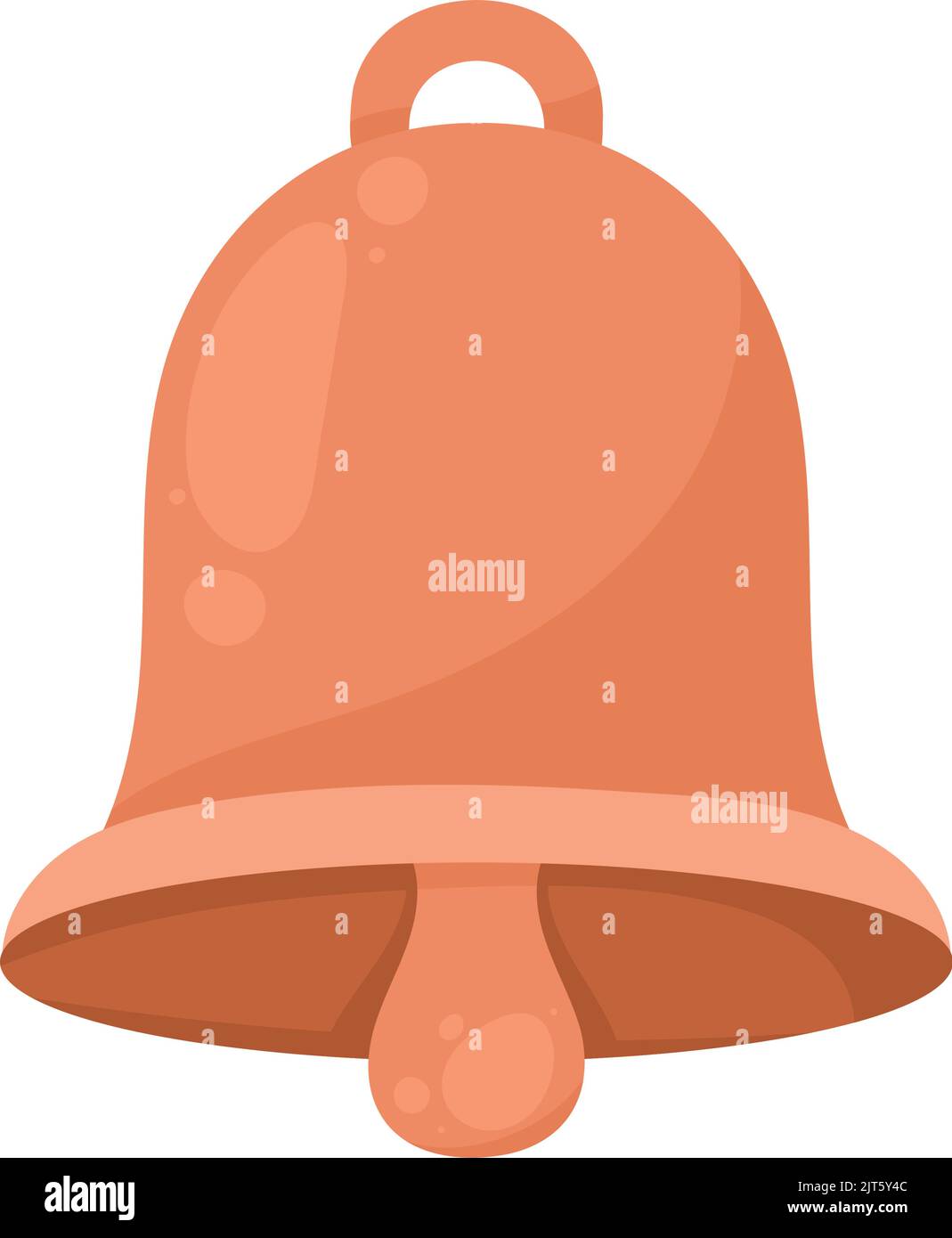bronze bell sound isolated icon Stock Vector Image & Art - Alamy