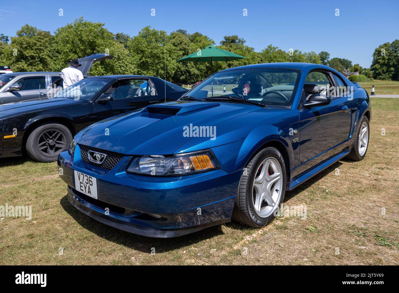 2000 Ford Mustang GT, on display at the American Auto Club Rally of the ...