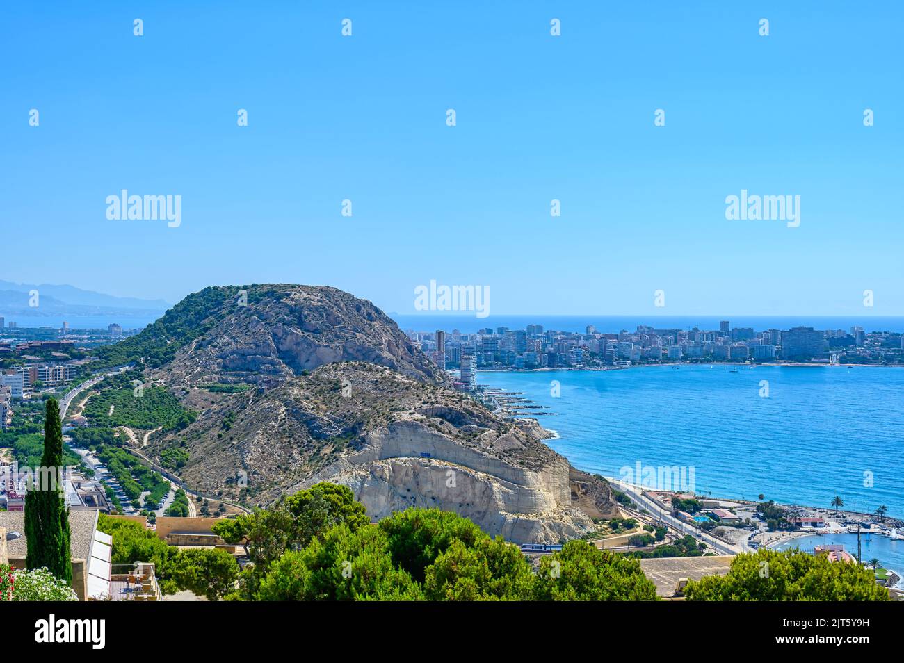 Cityscape or urban skyline including the quarry hill. The capital of ...