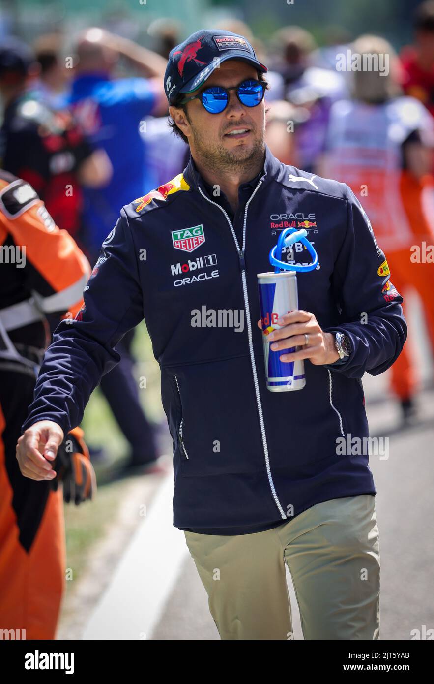 Oracle Red Bull Racing Mexican rider Sergio Perez pictured during the ...