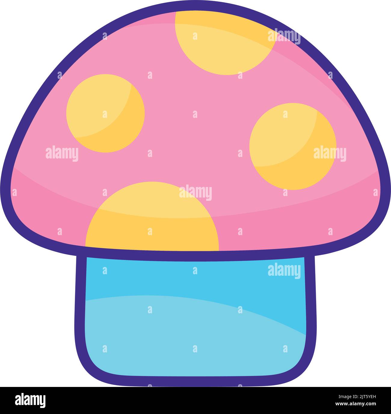 Fungus magical icon Stock Vector Images - Alamy
